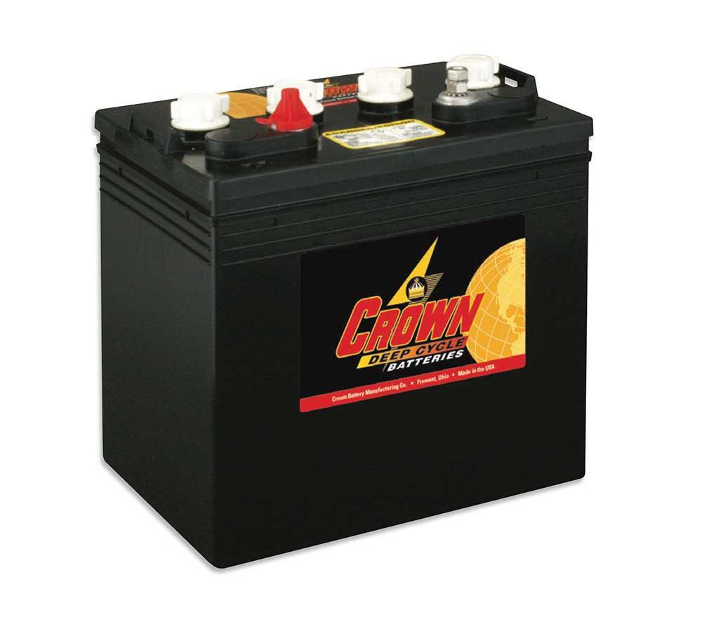Crown Battery 8V CR-165 Set - Performance Carts & Trailers Inc.